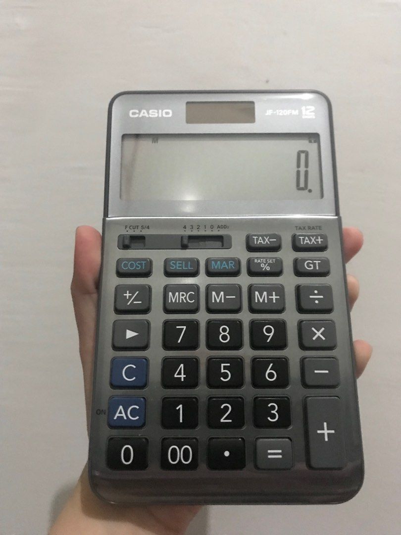 CASIO JF-120FM BASIC CALCULATOR, Hobbies & Toys, Stationary & Craft, Stationery & School ...
