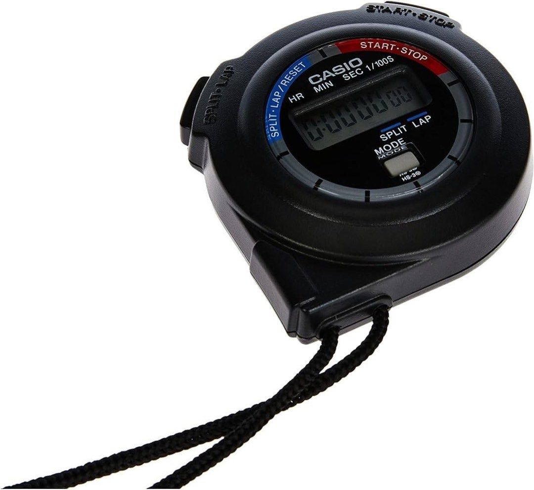 Casio Stopwatch HS3V-1R, Sports Equipment, Exercise & Fitness, Cardio ...