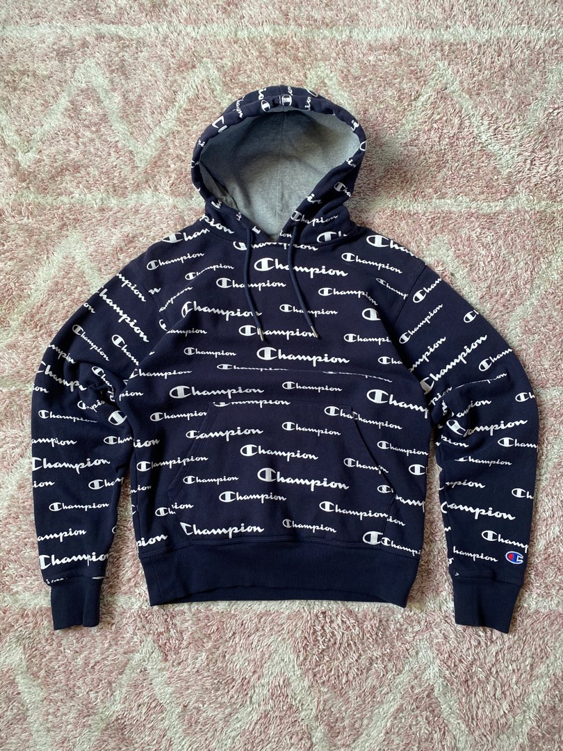 Chapion Hoodie, Men's Fashion, Tops & Sets, Hoodies on Carousell