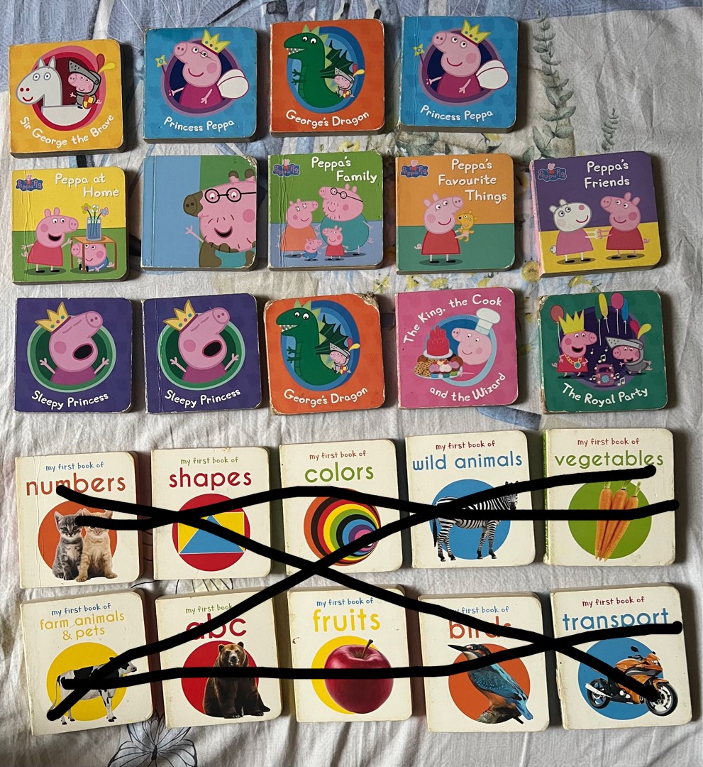 Children Books - Peppa pig series , my first library, Hobbies & Toys ...