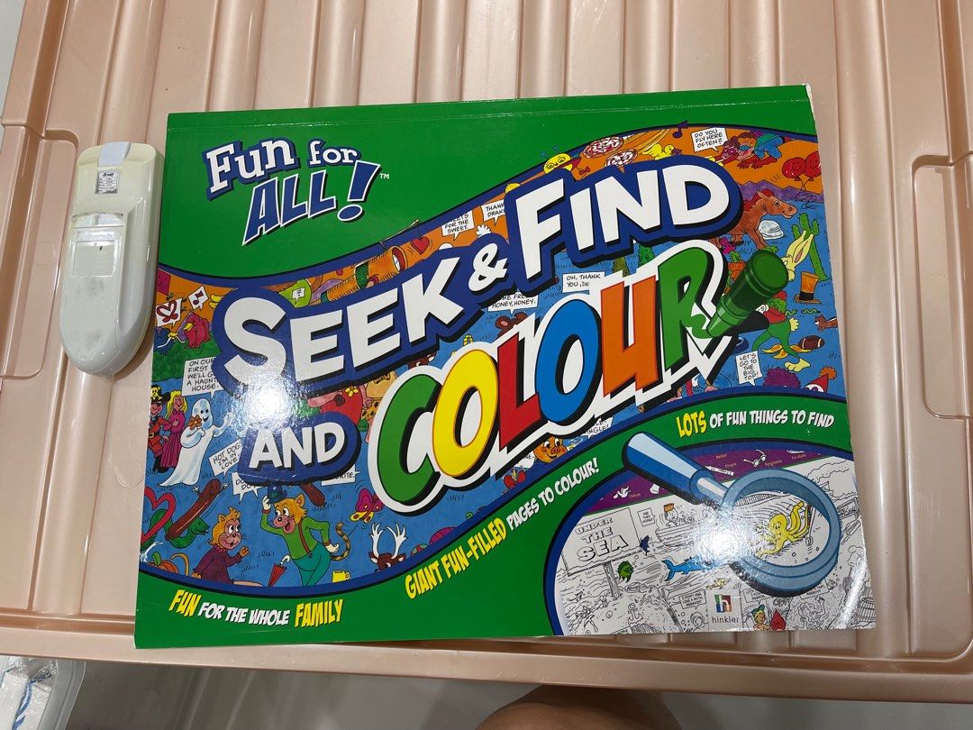 Children fun activity book. Seek & find and colour, Hobbies & Toys ...