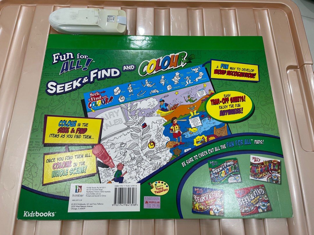 Children fun activity book. Seek & find and colour, Hobbies & Toys ...