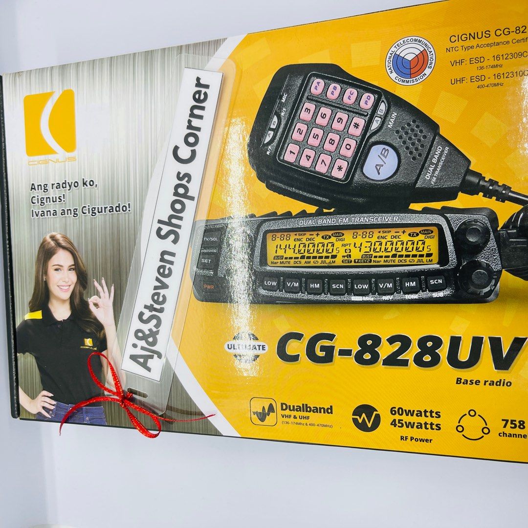 CIGNUS CG828 UV BASE, Mobile Phones & Gadgets, Walkie-Talkie on Carousell