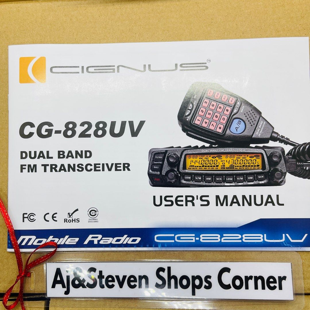 CIGNUS CG828 UV BASE, Mobile Phones & Gadgets, Walkie-Talkie on Carousell