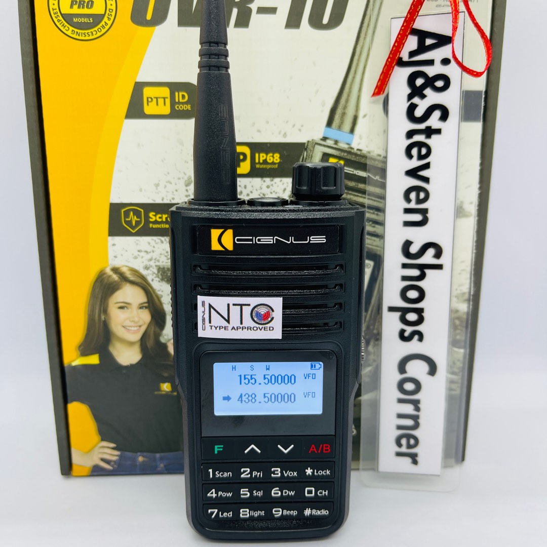 CIGNUS UVR10 10WATTS 2WAY RADIO, Mobile Phones & Gadgets, Walkie-Talkie ...