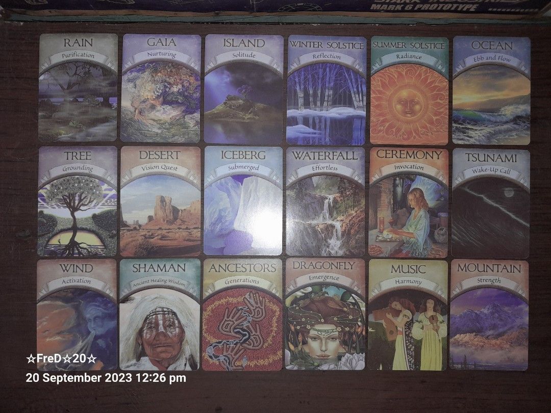 Complete Earth Magic Oracle Cards W/ Box, Hobbies & Toys, Toys & Games ...