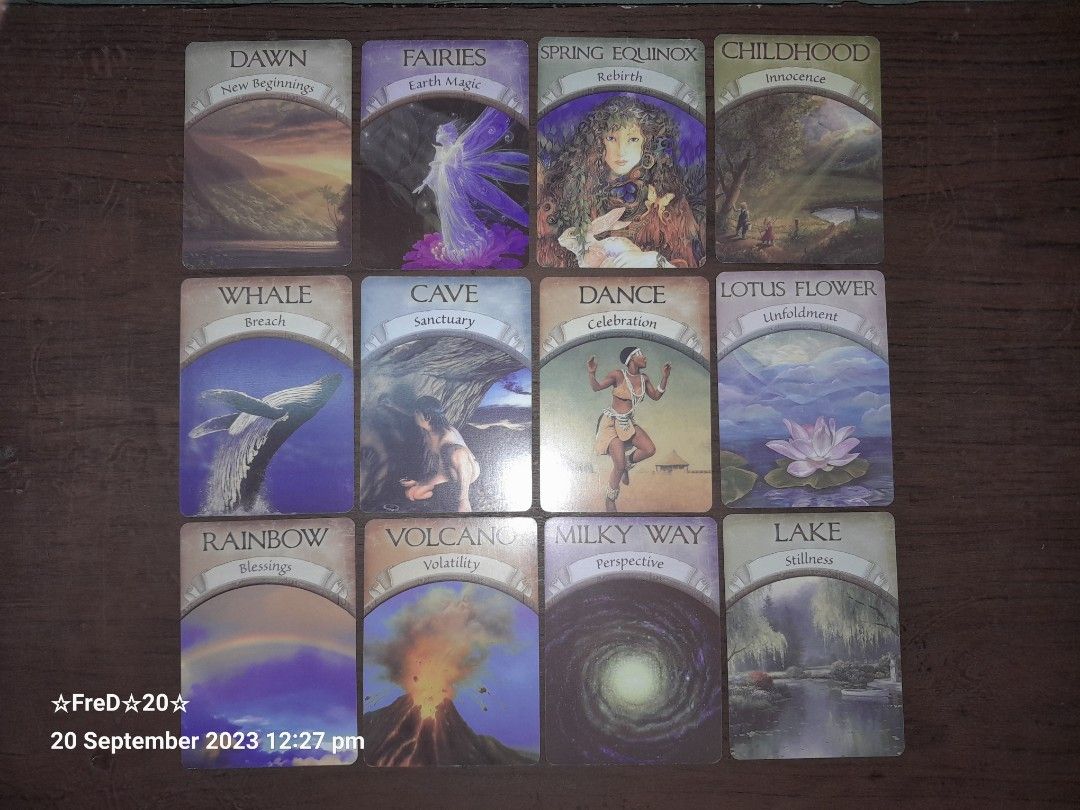Complete Earth Magic Oracle Cards W/ Box, Hobbies & Toys, Toys & Games ...