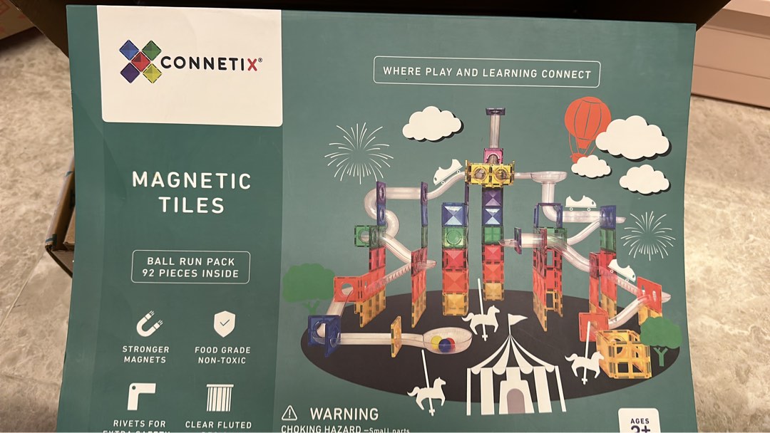 Connetix ball run, Hobbies & Toys, Toys & Games on Carousell