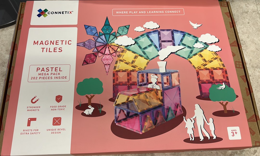 Connetix pastel mega pack, Hobbies & Toys, Toys & Games on Carousell