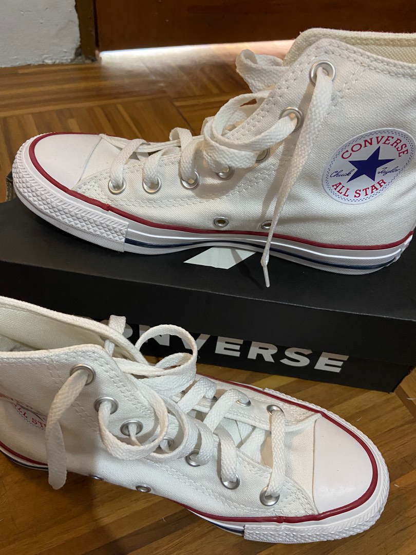 Converse Chuck Taylor ALL STAR Unisex Sneakers - Optic White, Women's Fashion, Footwear ...