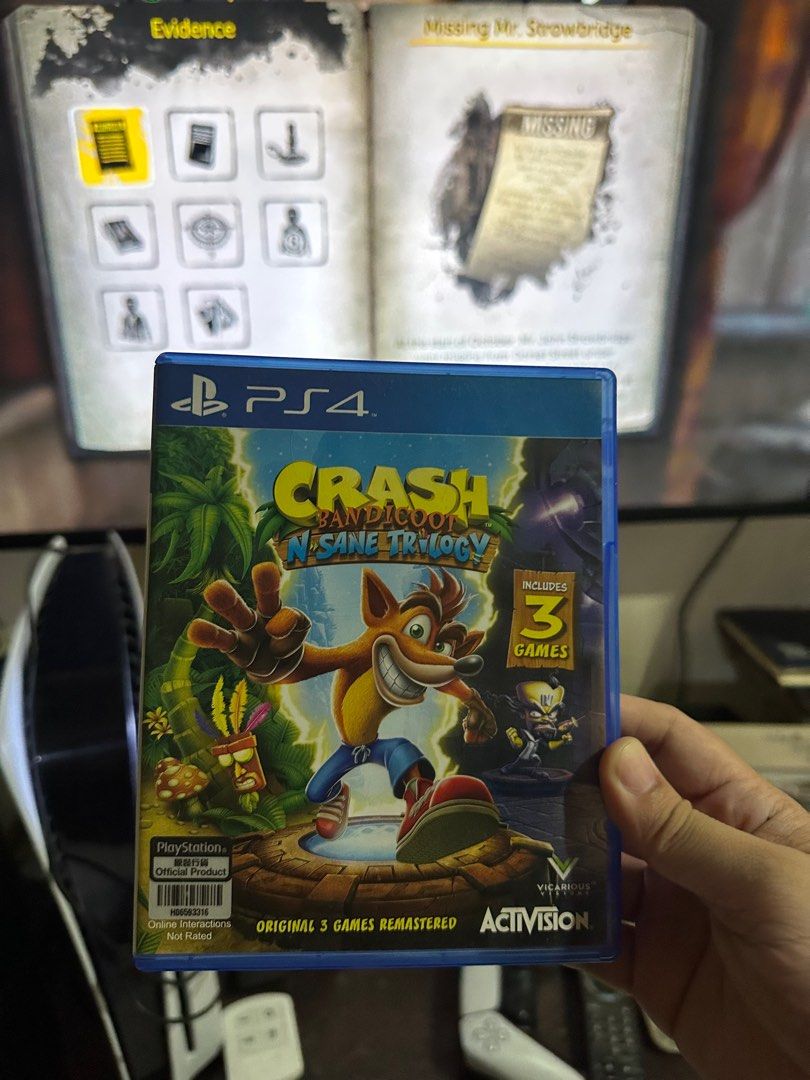 Crash trilogy, Video Gaming, Video Games, PlayStation on Carousell