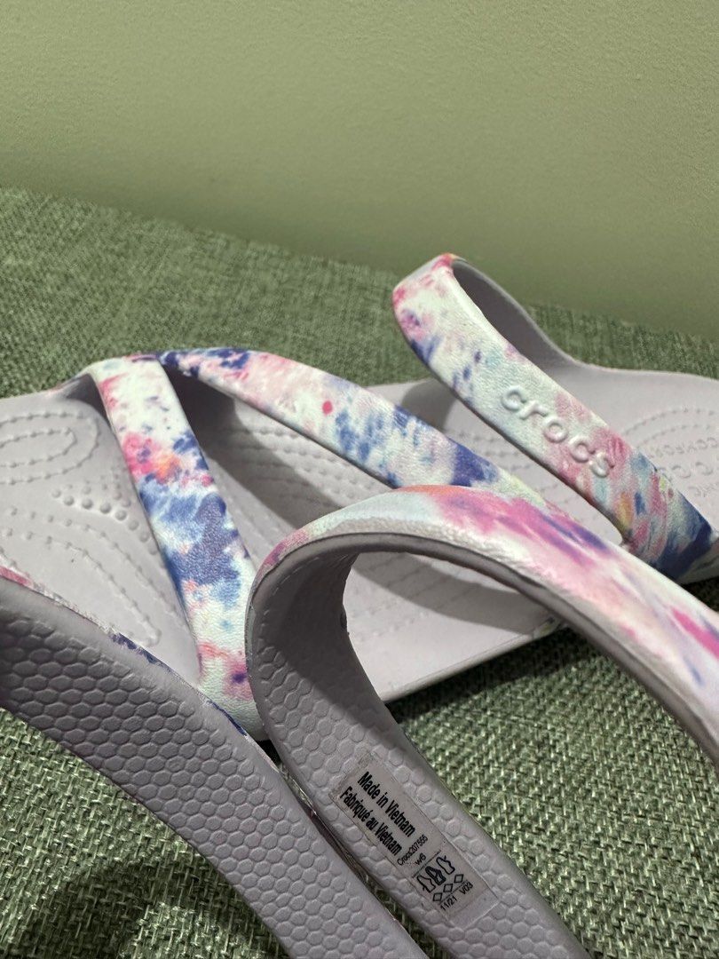 Crocs Kadee Multi Color Sandals, Women's Fashion, Footwear, Sandals on ...