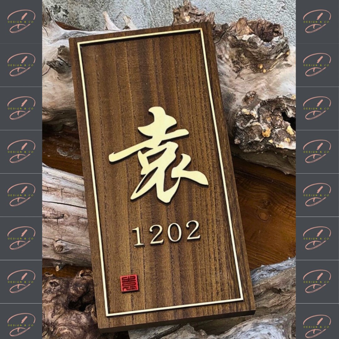 Custom Door Signs/ Unit Number plates / Company name Signs /HDB door ...