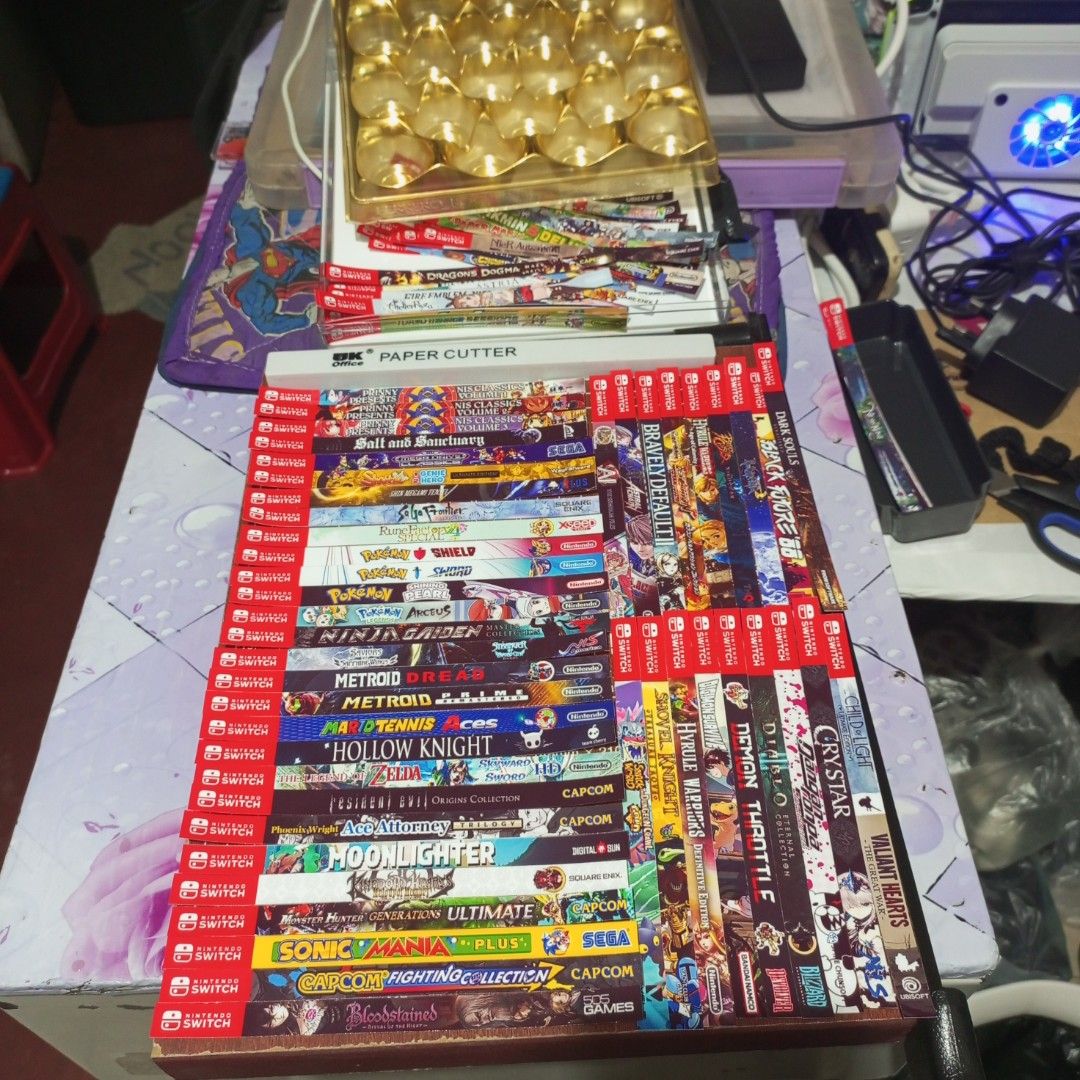 Custom Nintendo Switch Spines, Video Gaming, Gaming Accessories, Cases ...