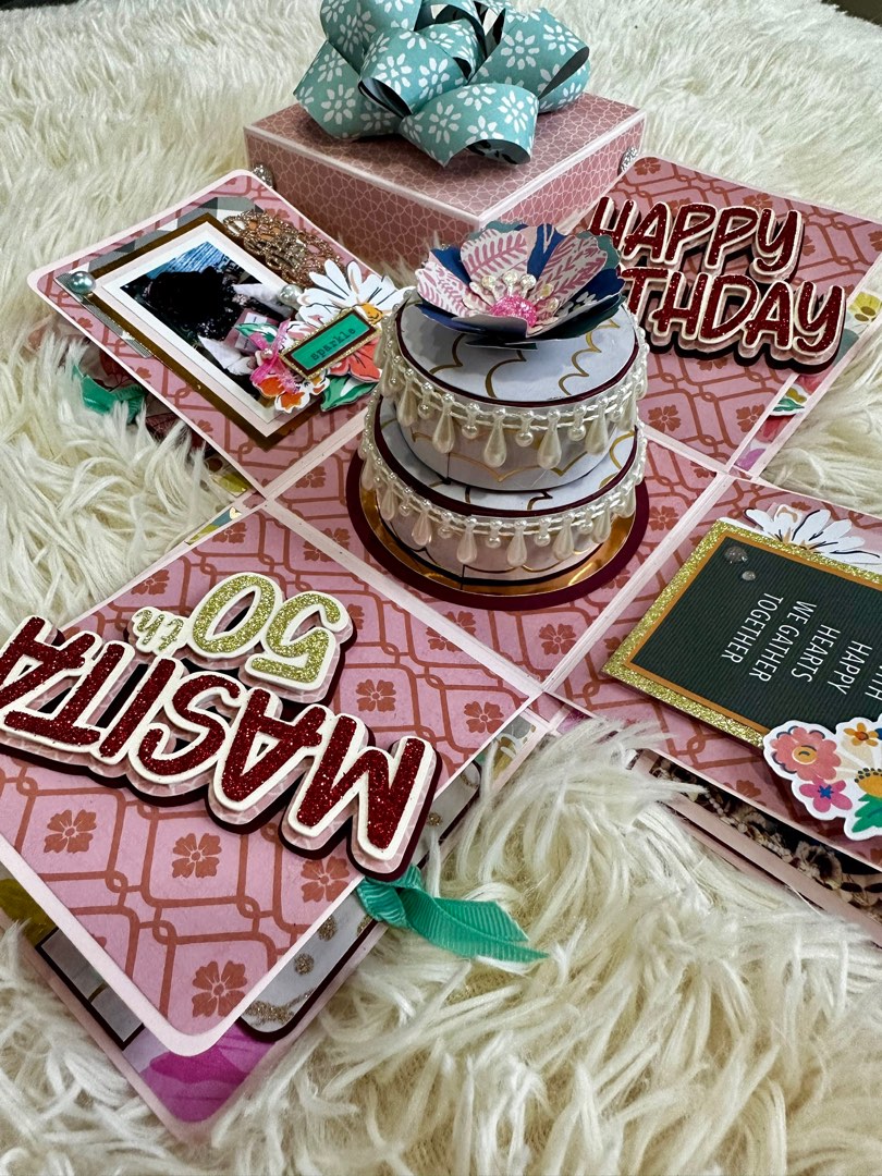 Customize Explosion box, Hobbies & Toys, Stationery & Craft, Handmade ...
