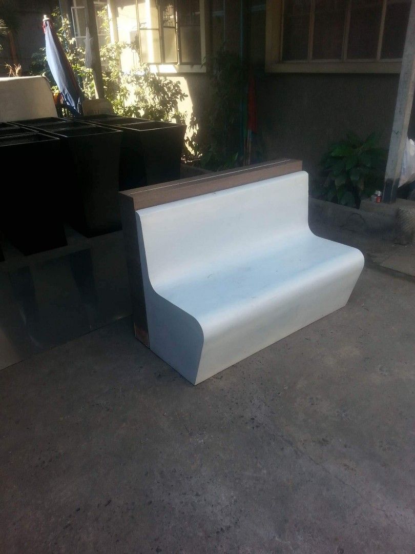 Customize Fiberglass bench chair, Furniture & Home Living, Furniture ...