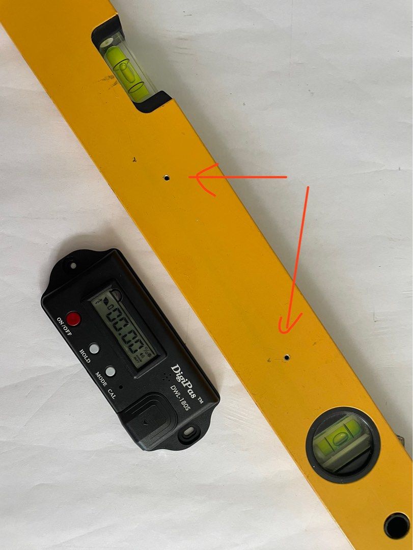 Digital level meter/ gauge for spirit level ruler, Hobbies & Toys ...