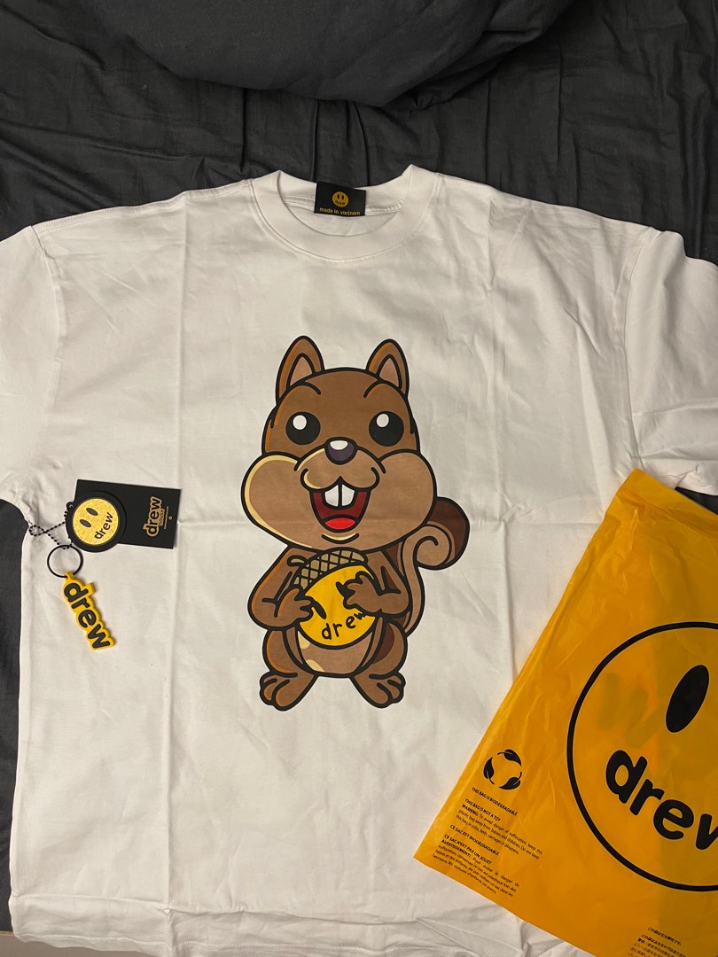 Drew House T Shirt, Men's Fashion, Tops & Sets, Tshirts & Polo Shirts on Carousell