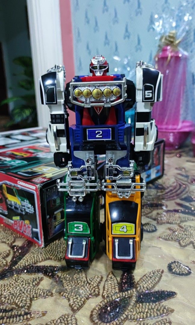Dx Megazord RV Robo Super Sentai Car Ranger Power Rangers Turbo ...