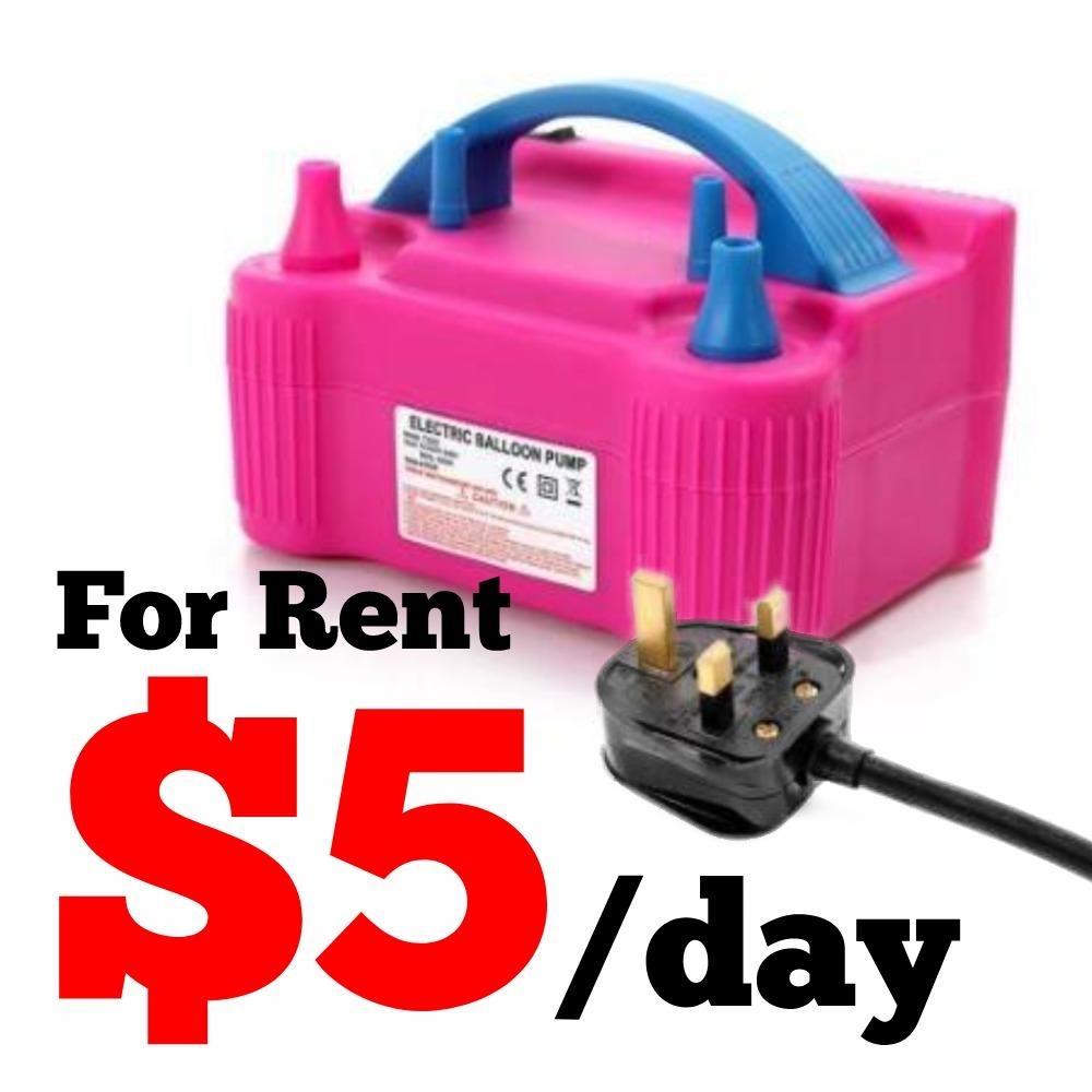 Electric Balloon Pump with local 3-pin plug for rent, Hobbies & Toys ...