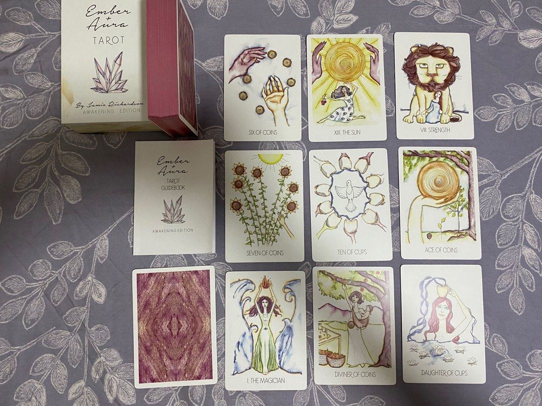 Ember and Aura tarot deck (Awakening edition), Hobbies & Toys, Toys & Games on Carousell