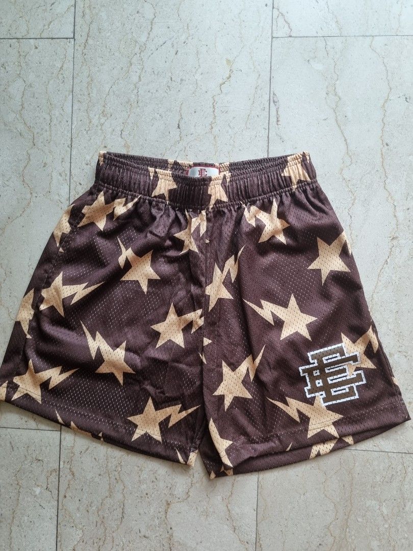 Eric Emanuel Bape Basketball Shorts, Men's Fashion, Bottoms, Shorts on Carousell