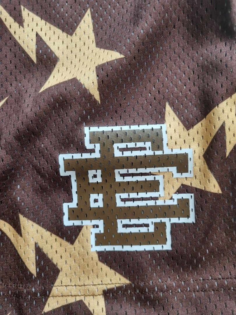 Eric Emanuel Bape Basketball Shorts, Men's Fashion, Bottoms, Shorts on Carousell