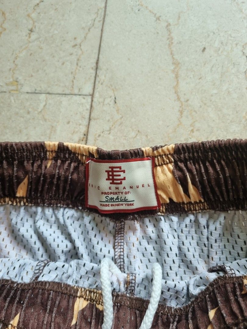 Eric Emanuel Bape Basketball Shorts, Men's Fashion, Bottoms, Shorts on Carousell