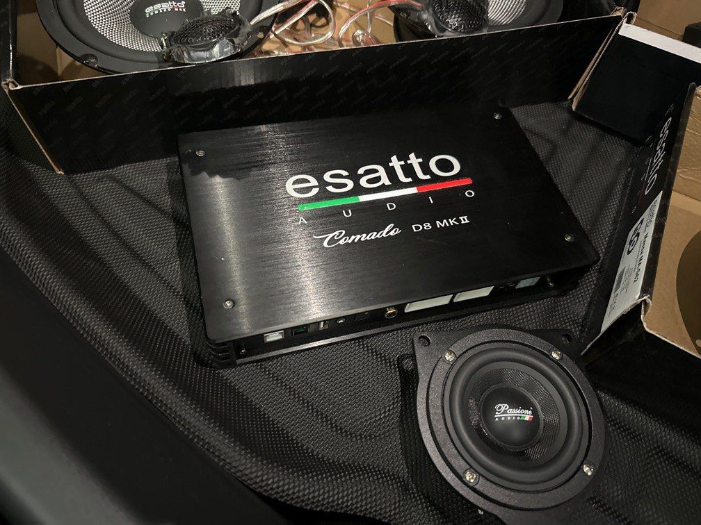 Esatto Car Audio System (Car Speakers and Digital Sound Processor (DSP ...