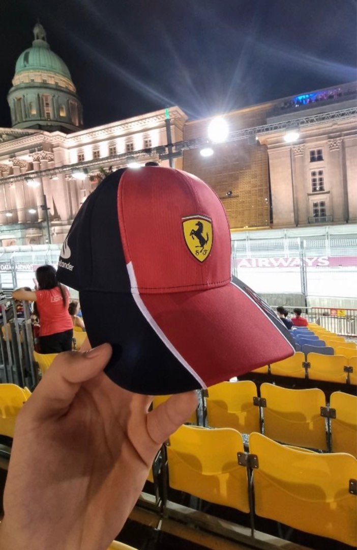Ferrari F1 cap Charles Leclerc, Men's Fashion, Watches & Accessories ...