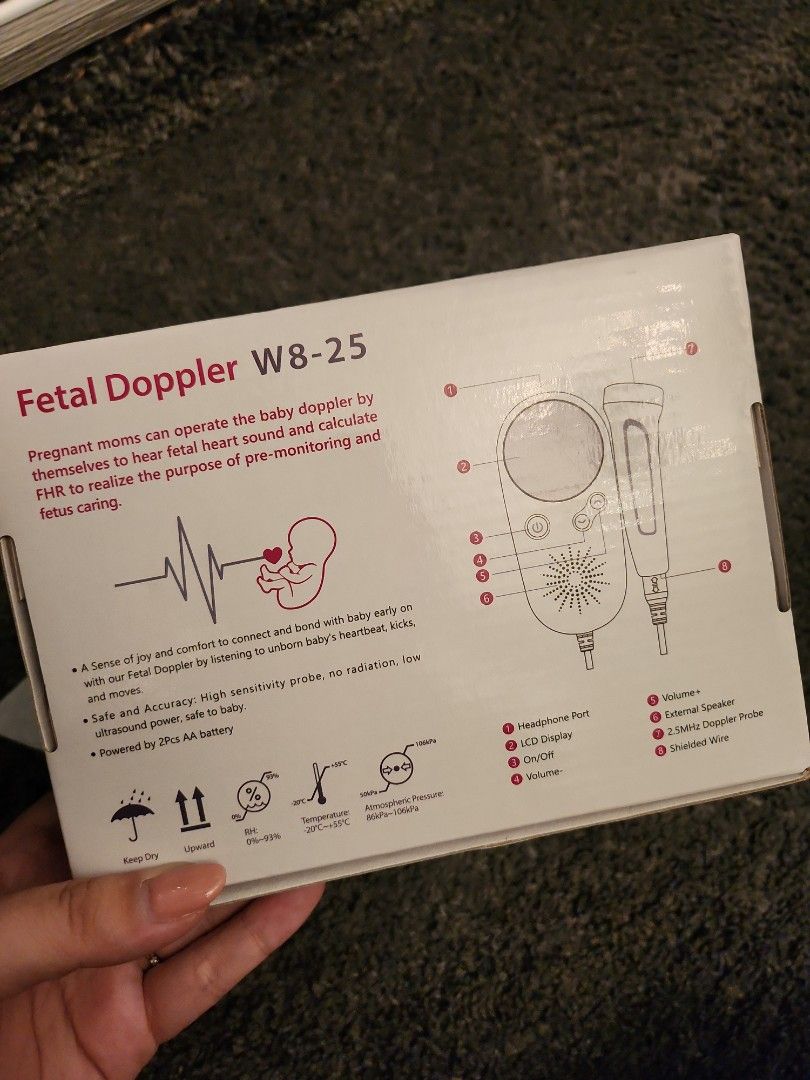 Fetal Detect Doppler, Babies & Kids, Baby Monitors on Carousell