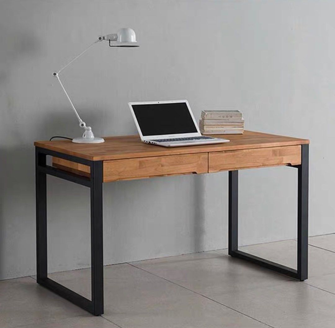 FORD Solid Wood Desk, Furniture & Home Living, Furniture, Tables & Sets ...