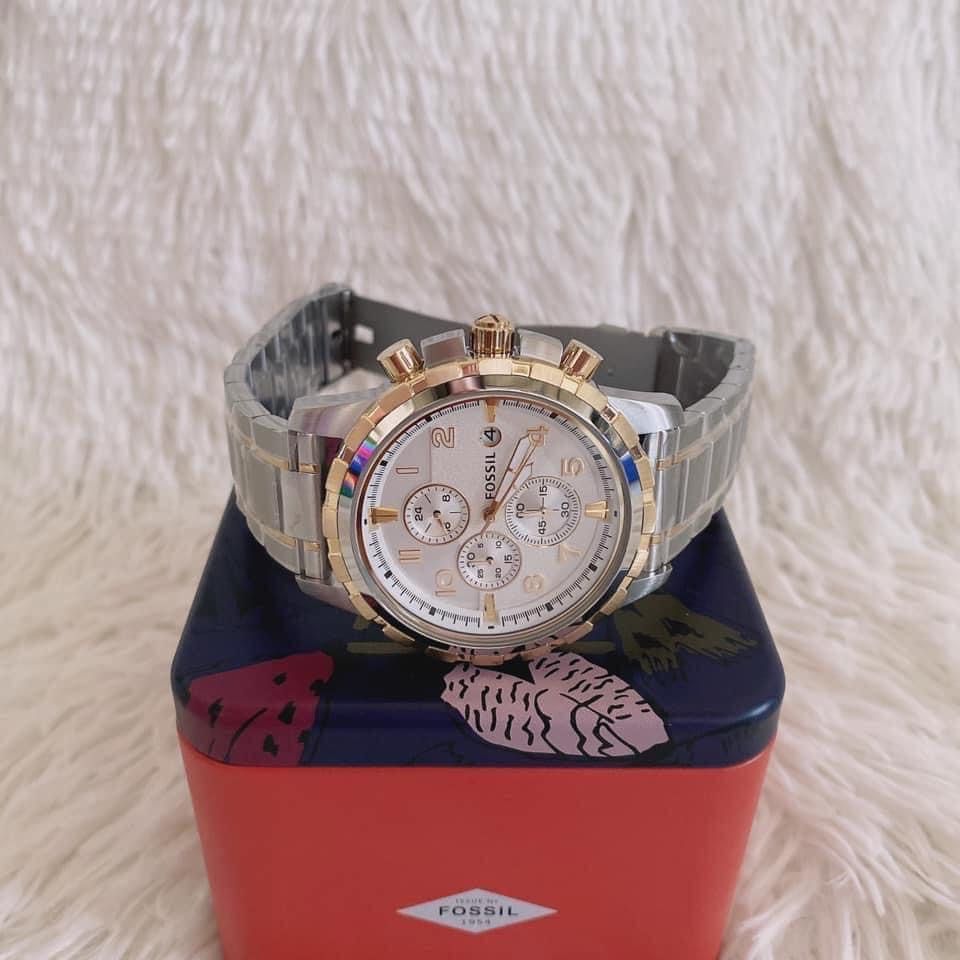 Fossil dean chronograph Fs4795, Men's Fashion, Watches & Accessories ...