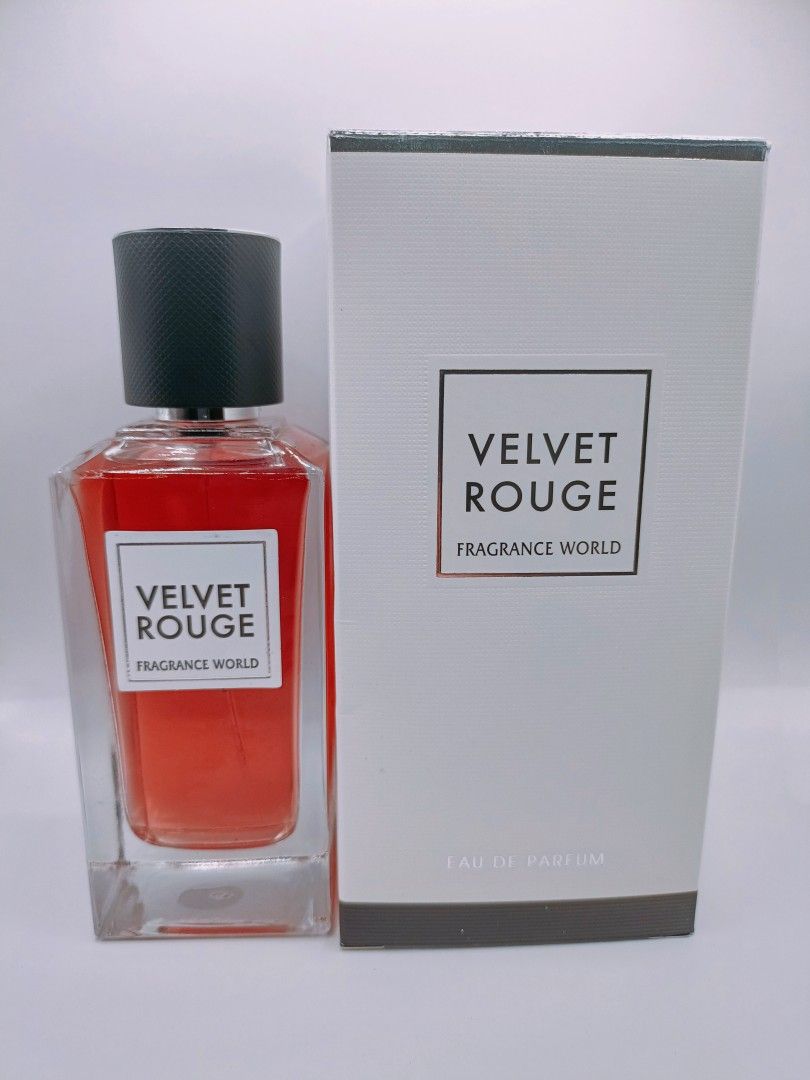 FRAGRANCE WORLD VELVET ROUGE PARTIAL FRAGRANCE/PERFUME, Beauty ...
