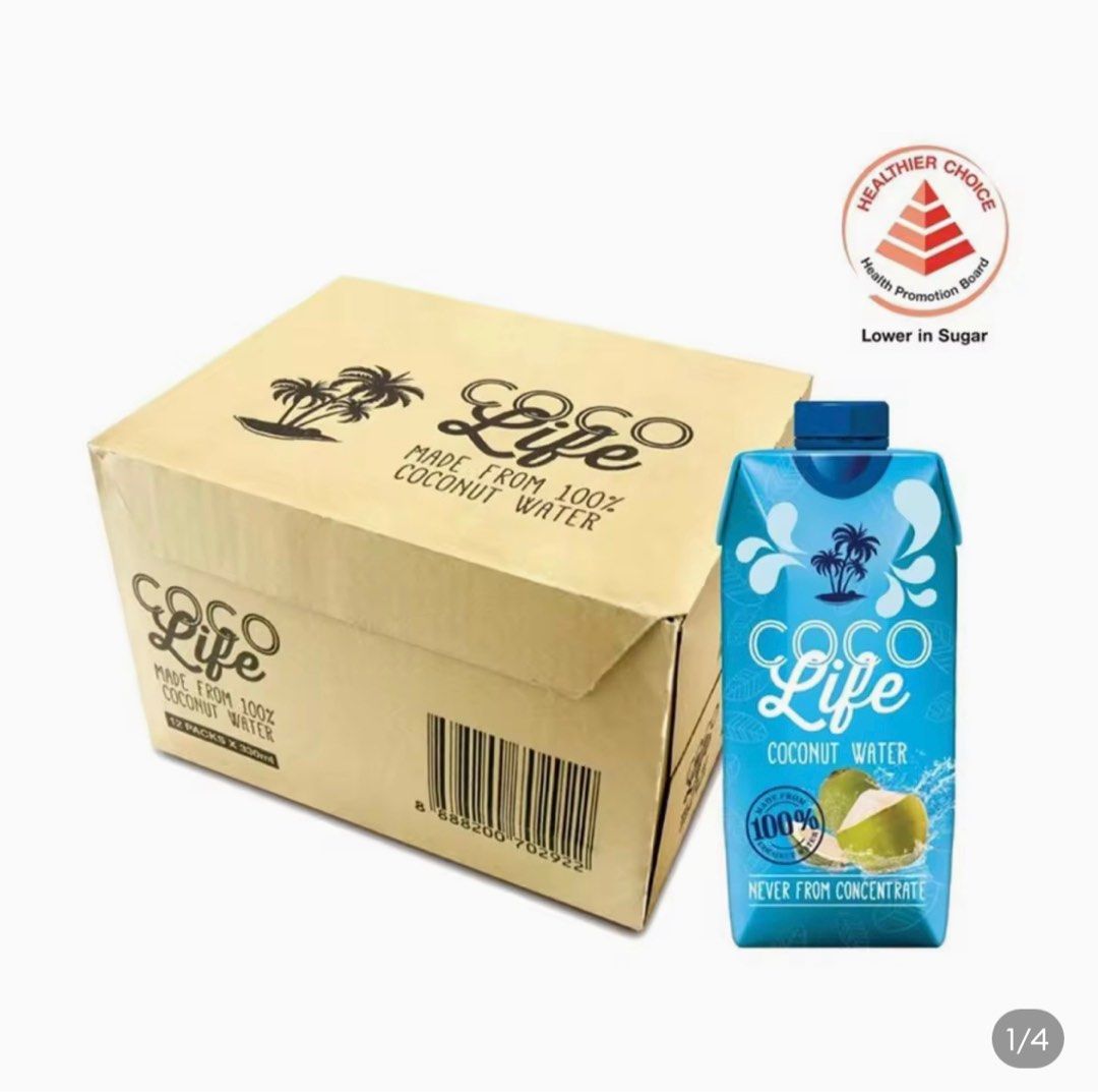 (Free delivery) coco life coconut water 330ml, Food & Drinks, Beverages ...