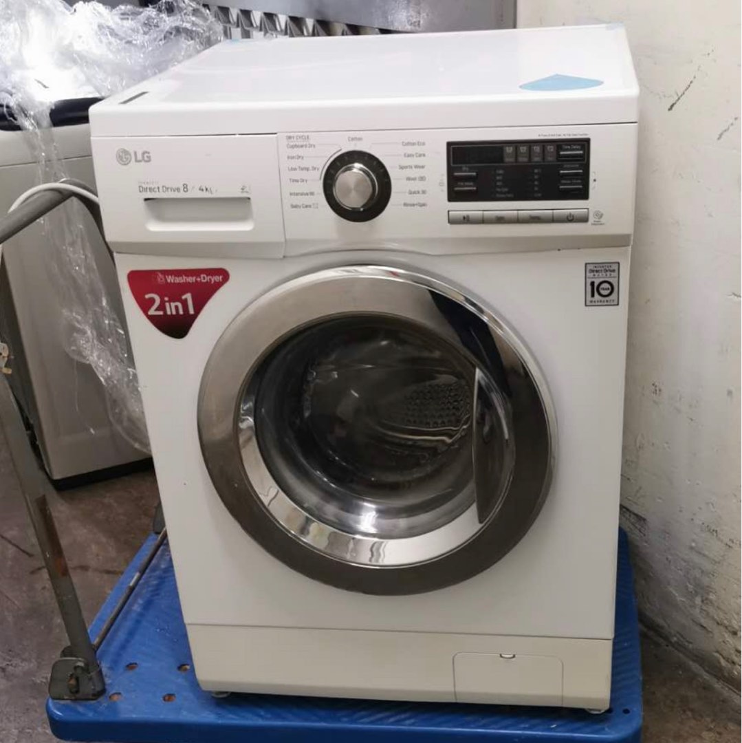 Free delivery washing machine with dryer (2 in 1) 8kg/4kg, TV & Home ...