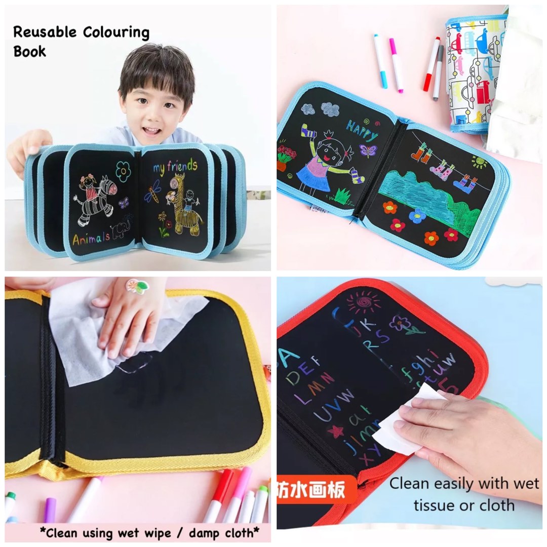 [Free Mail] Kids portable Graffiti blackboard mini drawing board ...