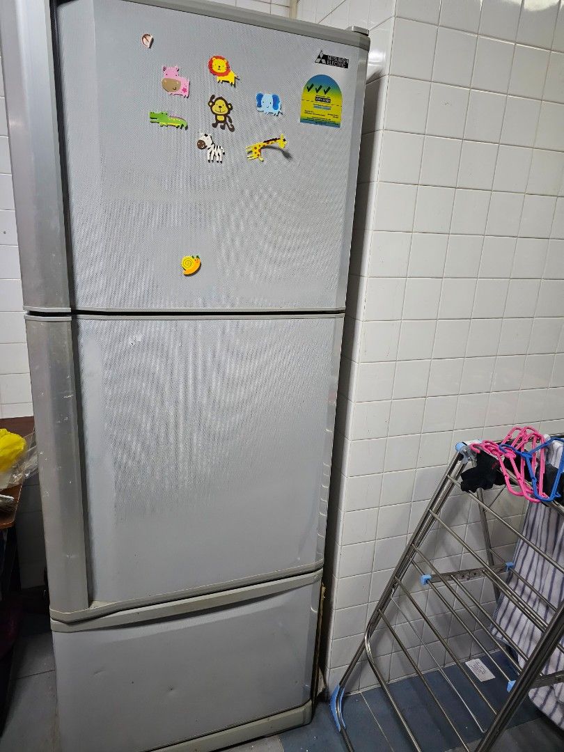 3 door Fridge + washing machine, TV & Home Appliances, Kitchen ...