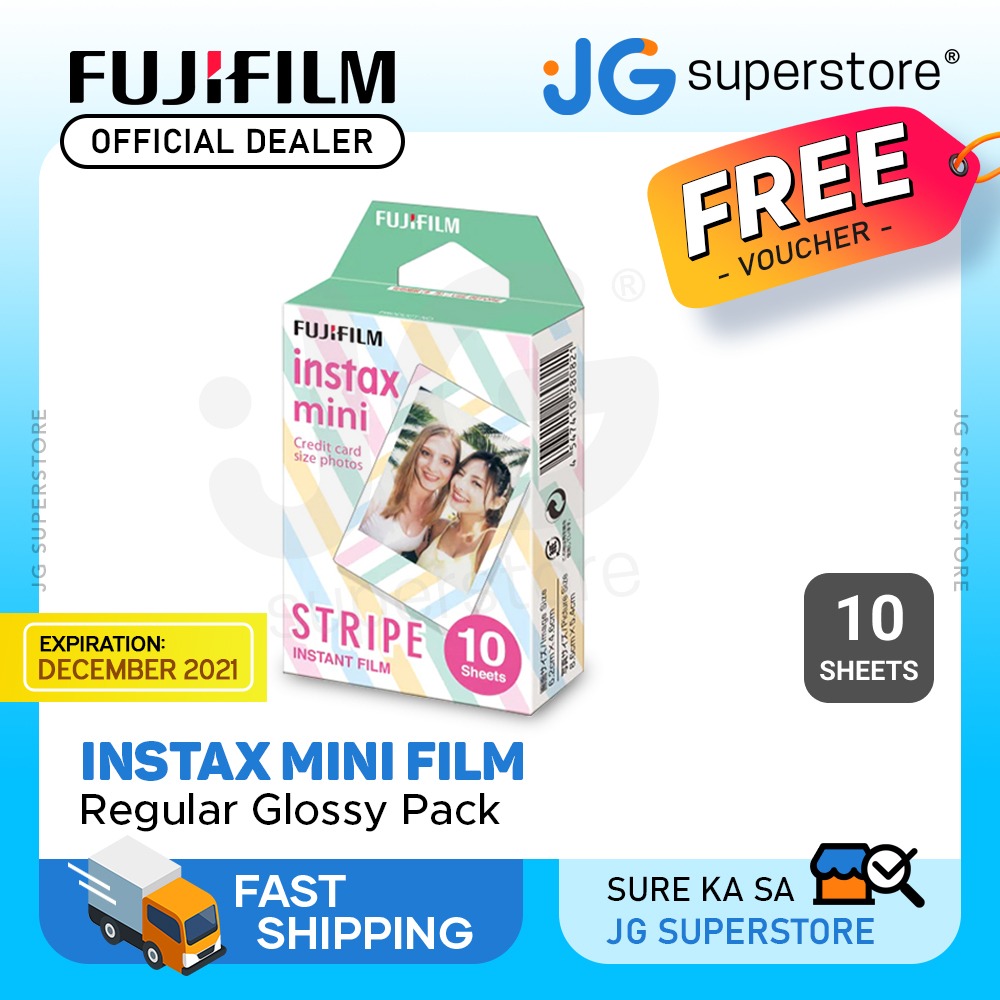 Fujifilm Instax Mini Film 10 Sheets Single Pack with Expiration ...