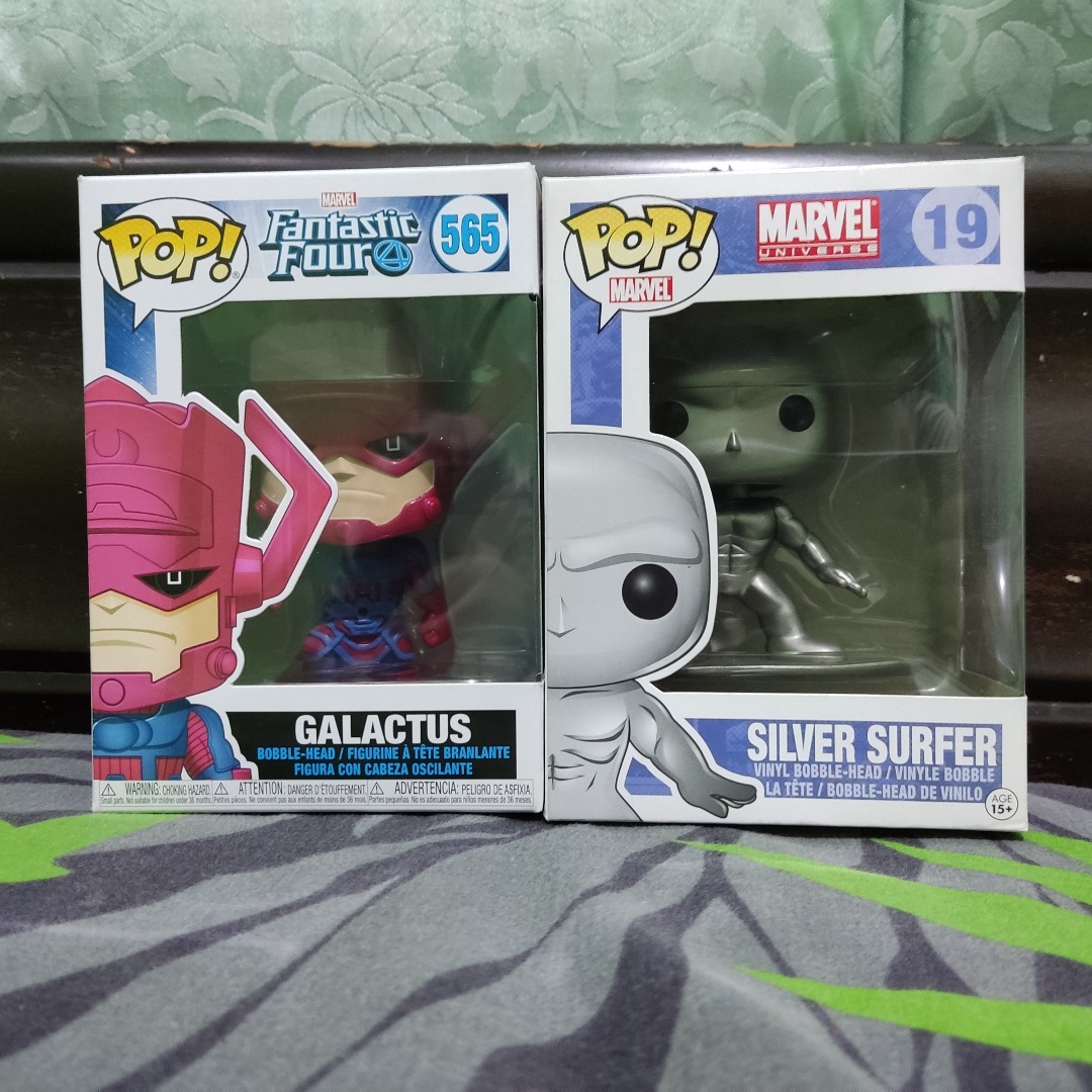 Funko Pop Marvel - Galactus & Silver Surfer, Hobbies & Toys, Toys ...