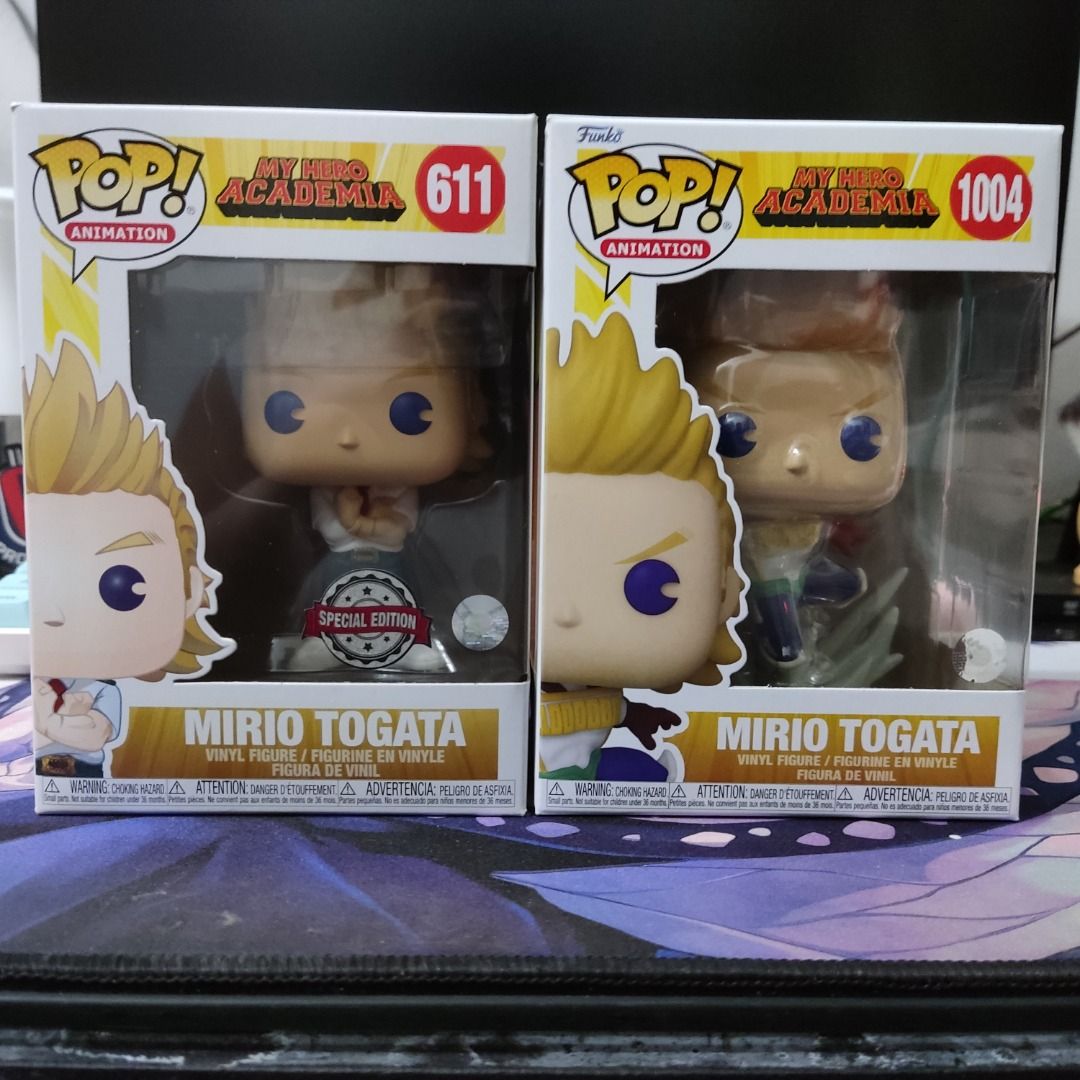 Funko Pop MHA - Mirio #611 & Mirio #1004, Hobbies & Toys, Toys & Games ...