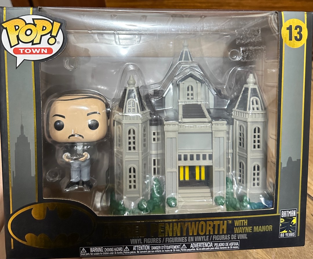Funko Pop Town Alfred with Wayne Manor, Hobbies & Toys, Toys & Games on ...