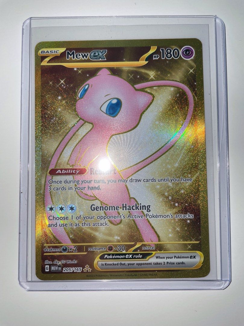 Gold Mew Ex - Pokemon 151 Eng, Hobbies & Toys, Toys & Games on Carousell
