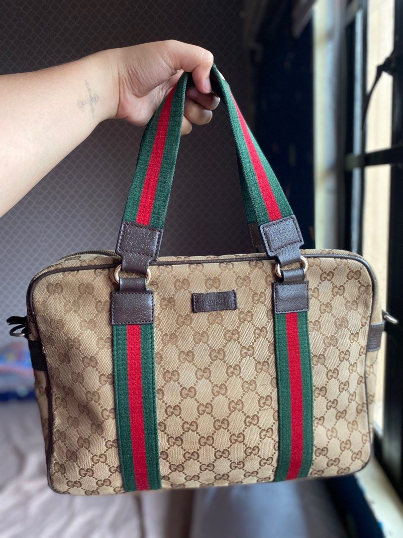 GUCCI Laptop bag, Luxury, Bags & Wallets on Carousell