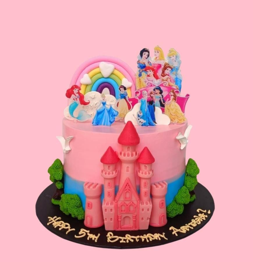 Halal-Certified Princess Castle Cake, Food & Drinks, Homemade Bakes on ...