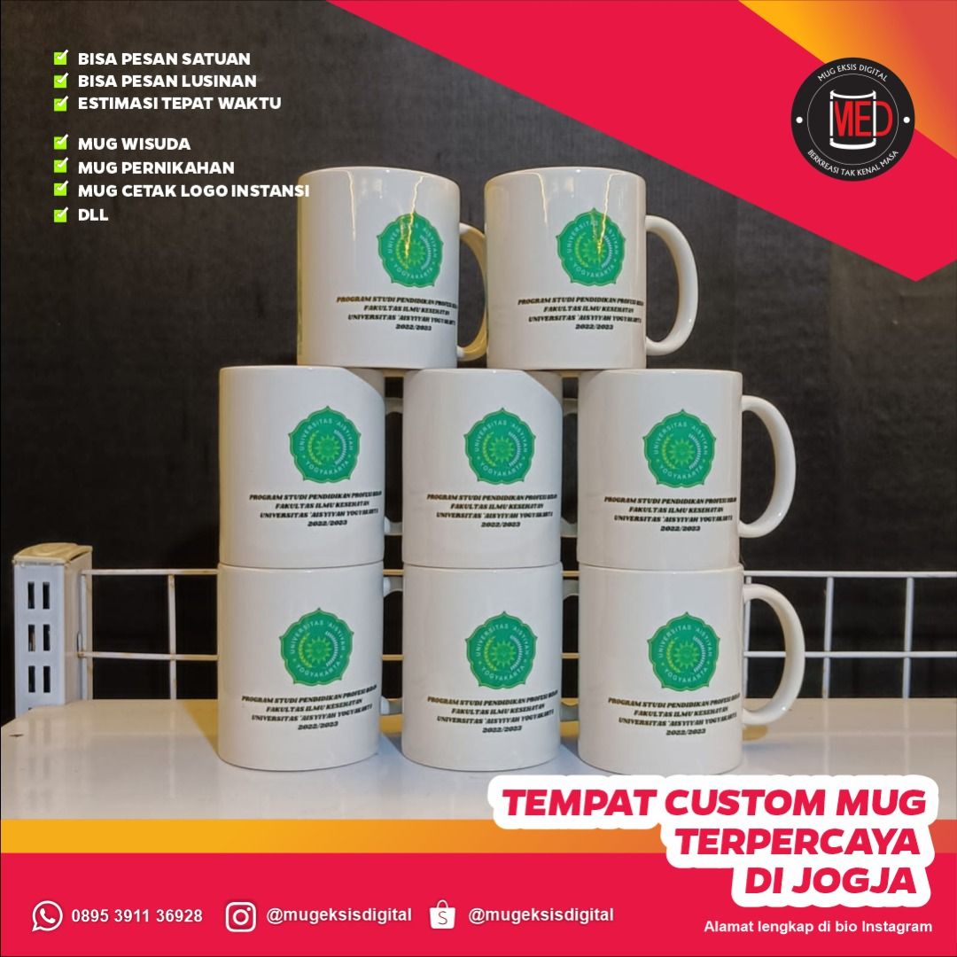 Harga Souvenir Mug di Jogja, Desain & Kerajinan Tangan, Barang ...