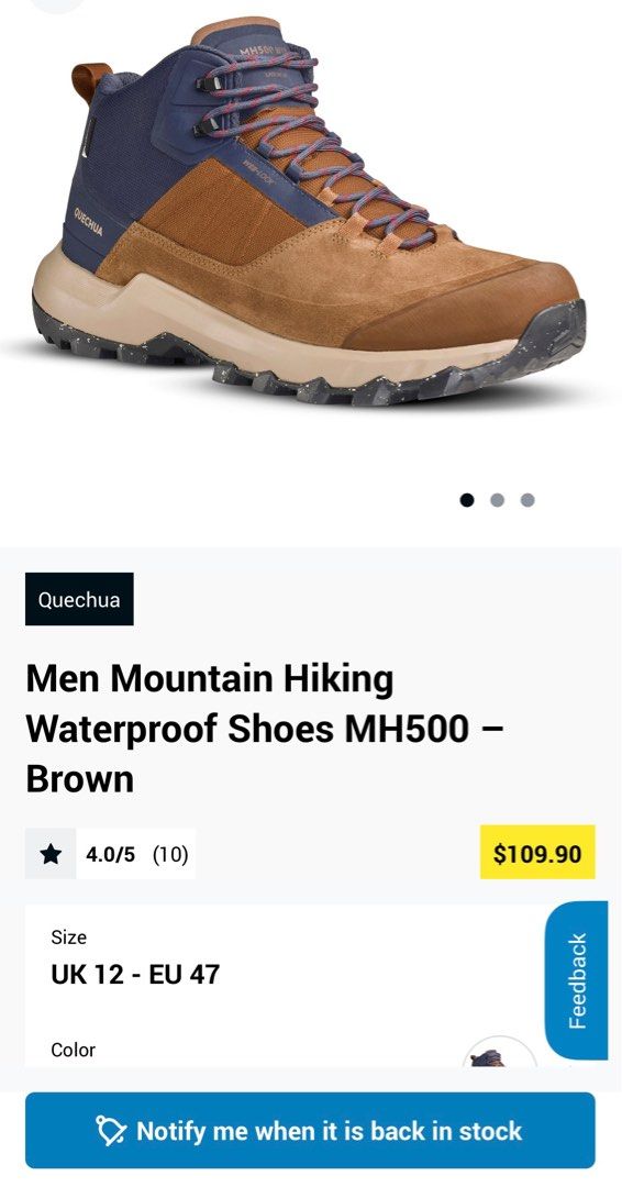 Hiking Boots Men Mens Fashion Footwear Boots On Carousell