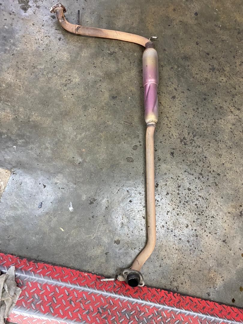 Honda city gm2 gm6 max racing cyclone midpipe exhaust ekzos pipe tabung tengah xde leaking tip ...