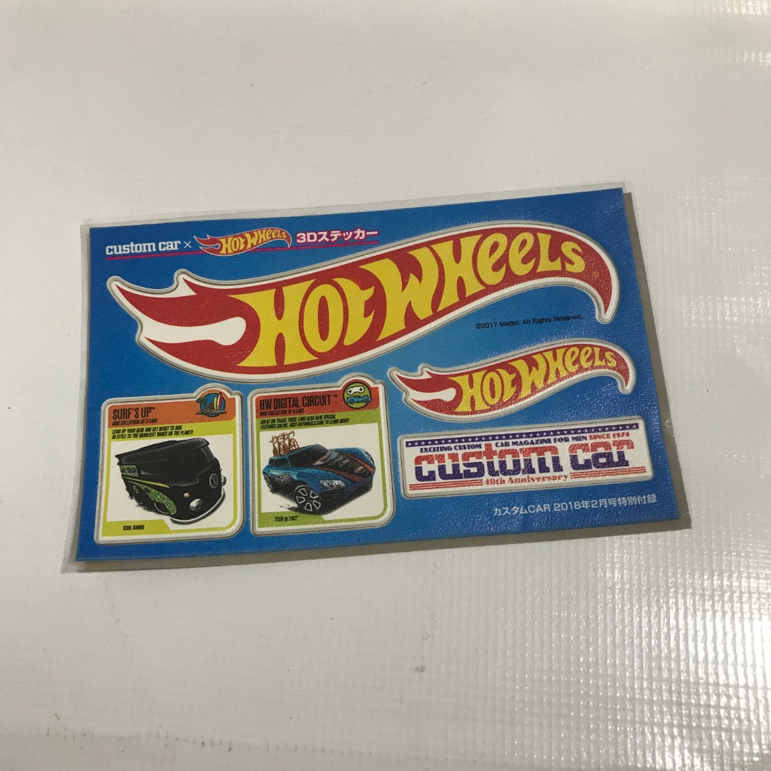 Hot Wheels Sticker #2395, Car Parts & Accessories, Emblem, Sticker and ...