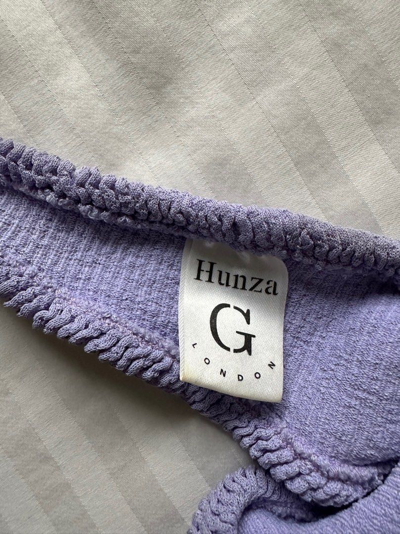 Hunza G Jean Bikini (Lilac), Women's Fashion, Swimwear, Bikinis ...